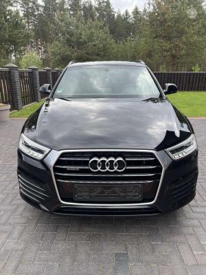 Black Audi Q3 2015 in Varena, with an engine capacity of 1.97 L and mileage of 251 thousand km for 13990 €, photo 4 on AUTOMOTO.COM.LV