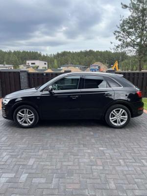 Black Audi Q3 2015 in Varena, with an engine capacity of 1.97 L and mileage of 251 thousand km for 13990 €, photo 8 on AUTOMOTO.COM.LV