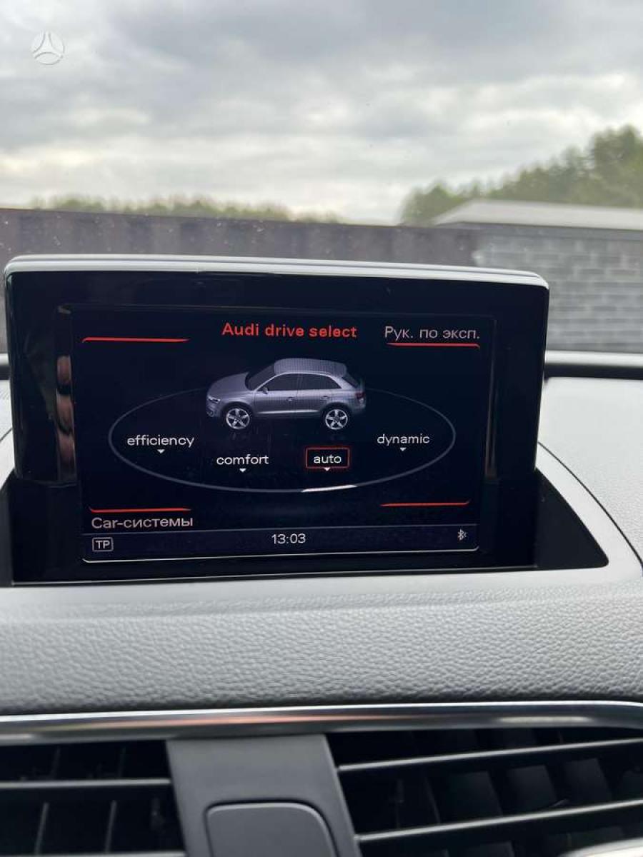 Black Audi Q3 2015 in Varena, with an engine capacity of 1.97 L and mileage of 251 thousand km for 13990 €, photo 19 on AUTOMOTO.COM.LV