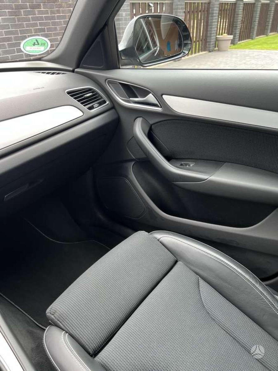 Black Audi Q3 2015 in Varena, with an engine capacity of 1.97 L and mileage of 251 thousand km for 13990 €, photo 22 on AUTOMOTO.COM.LV