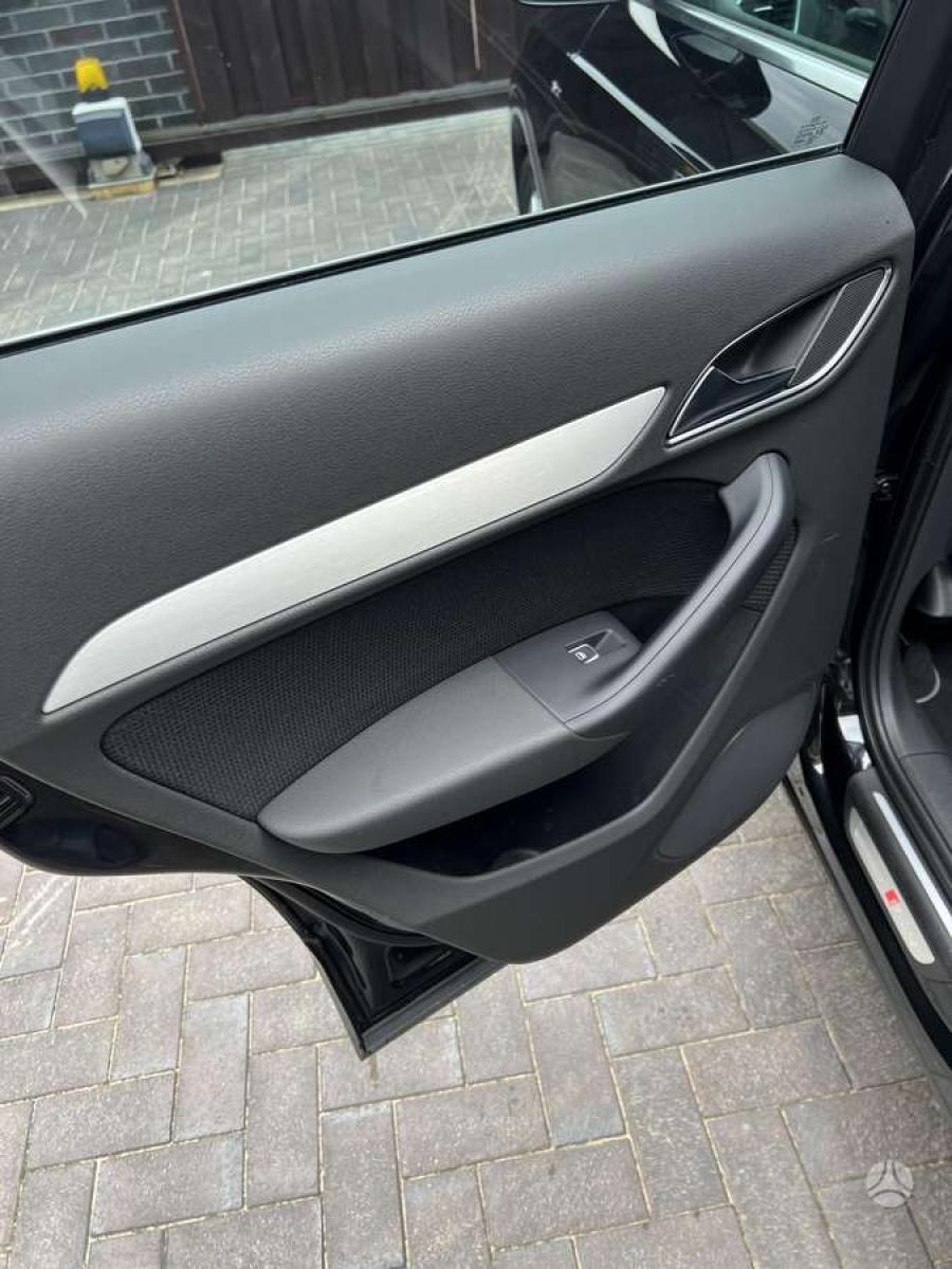 Black Audi Q3 2015 in Varena, with an engine capacity of 1.97 L and mileage of 251 thousand km for 13990 €, photo 25 on AUTOMOTO.COM.LV