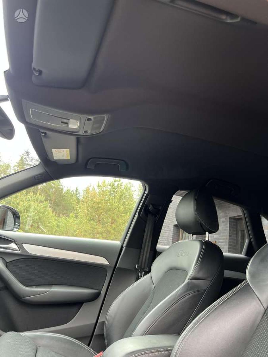 Black Audi Q3 2015 in Varena, with an engine capacity of 1.97 L and mileage of 251 thousand km for 13990 €, photo 26 on AUTOMOTO.COM.LV