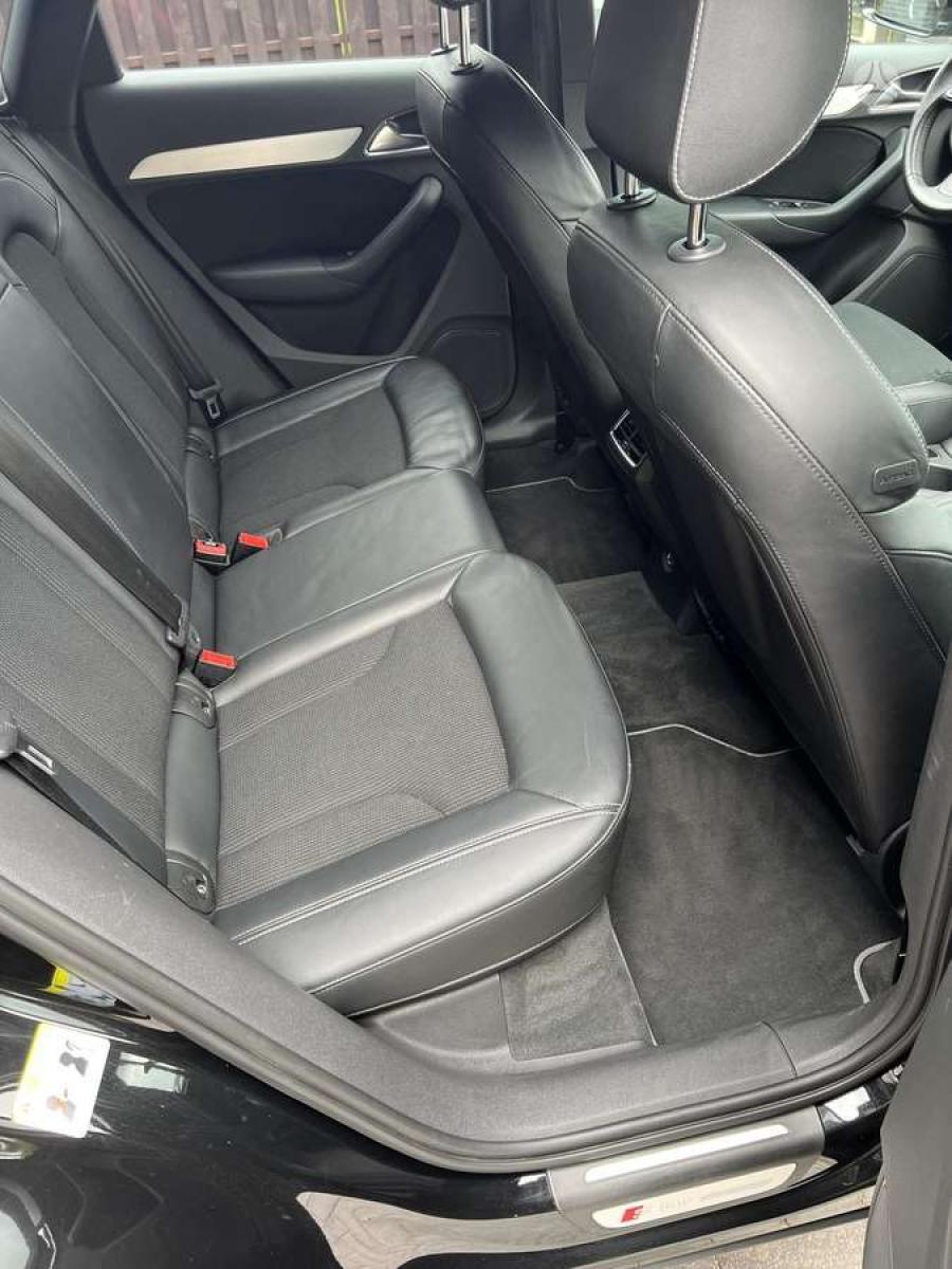 Black Audi Q3 2015 in Varena, with an engine capacity of 1.97 L and mileage of 251 thousand km for 13990 €, photo 29 on AUTOMOTO.COM.LV