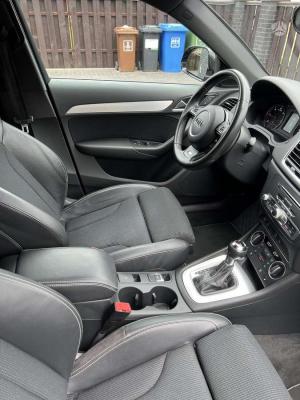 Black Audi Q3 2015 in Varena, with an engine capacity of 1.97 L and mileage of 251 thousand km for 13990 €, photo 33 on AUTOMOTO.COM.LV