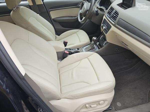 Audi Q3 2015 in Ukmerge on AUTOMOTO.COM.LV Black Audi Q3 2015 in Ukmerge, with an engine capacity of 1.40 L and mileage of 226 thousand km for 9300 €, photo 5 on AUTOMOTO.COM.LV