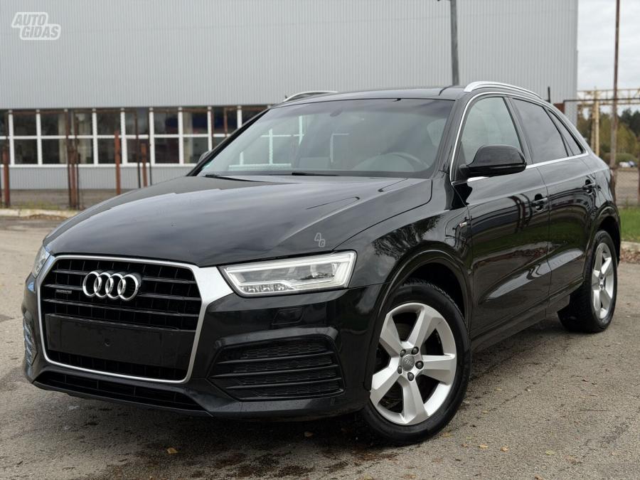 Black Audi Q3 2015 in Rokiskis, with an engine capacity of 2.00 L and mileage of 415 thousand km for 7950 €, photo 1 on AUTOMOTO.COM.LV