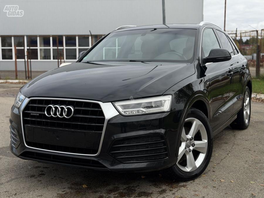 Black Audi Q3 2015 in Rokiskis, with an engine capacity of 2.00 L and mileage of 415 thousand km for 7950 €, photo 3 on AUTOMOTO.COM.LV