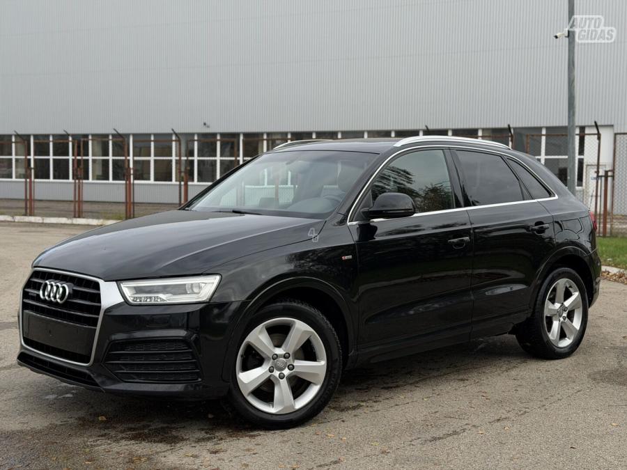 Black Audi Q3 2015 in Rokiskis, with an engine capacity of 2.00 L and mileage of 415 thousand km for 7950 €, photo 4 on AUTOMOTO.COM.LV