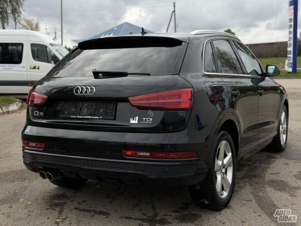 Black Audi Q3 2015 in Rokiskis, with an engine capacity of 2.00 L and mileage of 415 thousand km for 7950 €, photo 7 on AUTOMOTO.COM.LV