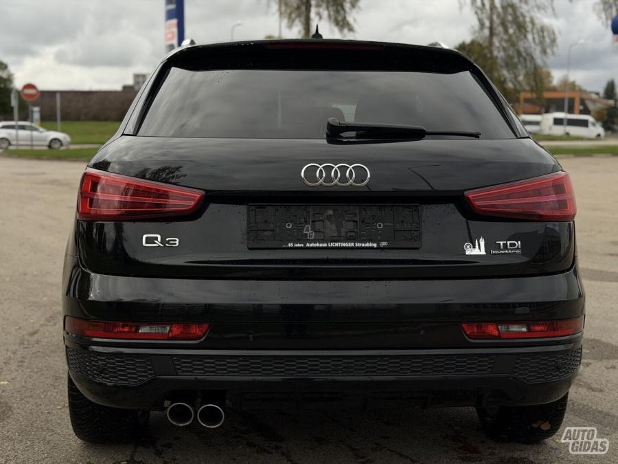 Black Audi Q3 2015 in Rokiskis, with an engine capacity of 2.00 L and mileage of 415 thousand km for 7950 €, photo 12 on AUTOMOTO.COM.LV