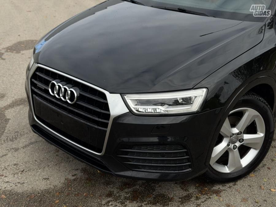 Black Audi Q3 2015 in Rokiskis, with an engine capacity of 2.00 L and mileage of 415 thousand km for 7950 €, photo 13 on AUTOMOTO.COM.LV