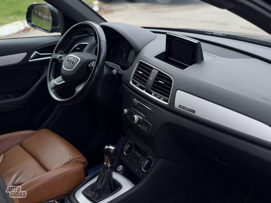Black Audi Q3 2015 in Rokiskis, with an engine capacity of 2.00 L and mileage of 415 thousand km for 7950 €, photo 22 on AUTOMOTO.COM.LV