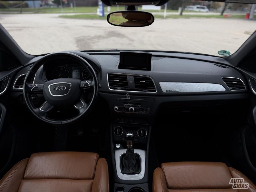 Black Audi Q3 2015 in Rokiskis, with an engine capacity of 2.00 L and mileage of 415 thousand km for 7950 €, photo 23 on AUTOMOTO.COM.LV