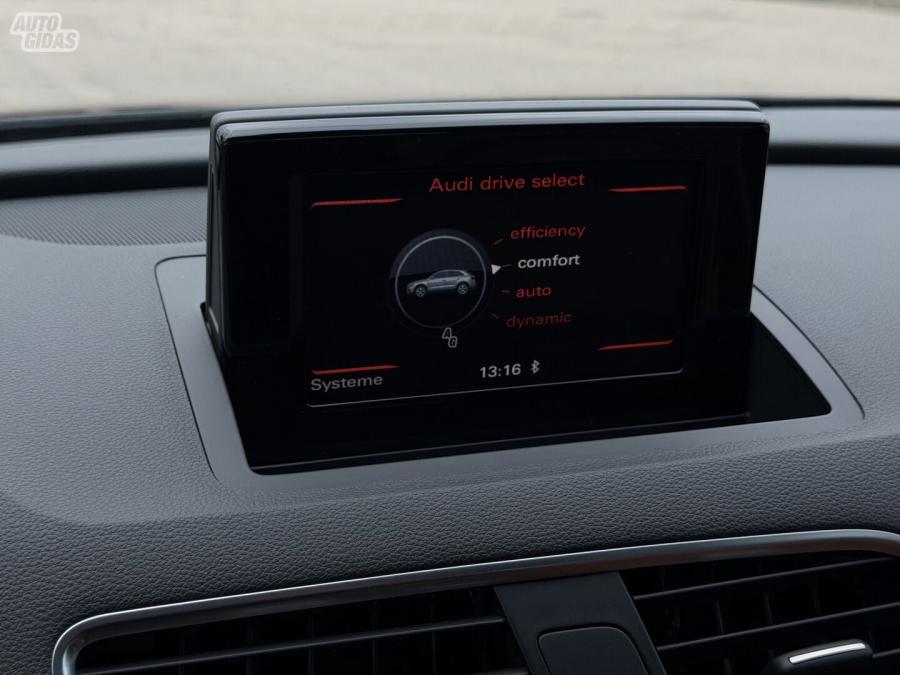 Black Audi Q3 2015 in Rokiskis, with an engine capacity of 2.00 L and mileage of 415 thousand km for 7950 €, photo 31 on AUTOMOTO.COM.LV
