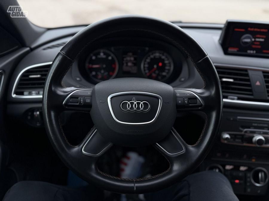 Black Audi Q3 2015 in Rokiskis, with an engine capacity of 2.00 L and mileage of 415 thousand km for 7950 €, photo 43 on AUTOMOTO.COM.LV