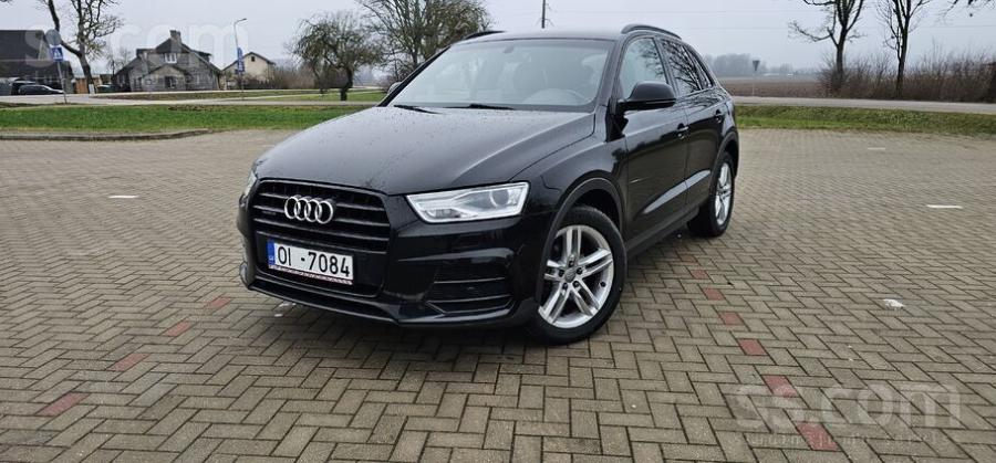 Melns Audi Q3 2016 Cēsis, ar dzinēja tilpumu 2.00 L un nobraukumu 170 tūkst. km par 16450 €, foto 1 vietnē AUTOMOTO.COM.LV