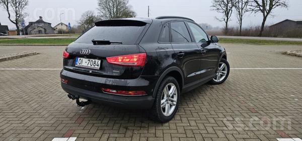 Black Audi Q3 2016 in Cesis, with an engine capacity of 2.00 L and mileage of 170 thousand km for 16450 €, photo 3 on AUTOMOTO.COM.LV