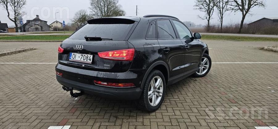 Melns Audi Q3 2016 Cēsis, ar dzinēja tilpumu 2.00 L un nobraukumu 170 tūkst. km par 16450 €, foto 3 vietnē AUTOMOTO.COM.LV