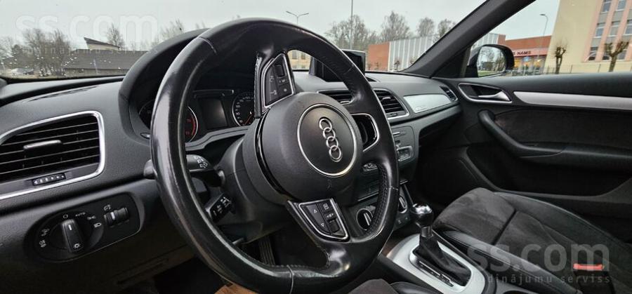 Melns Audi Q3 2016 Cēsis, ar dzinēja tilpumu 2.00 L un nobraukumu 170 tūkst. km par 16450 €, foto 5 vietnē AUTOMOTO.COM.LV
