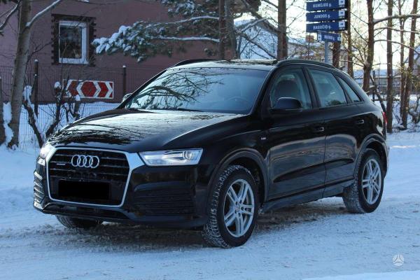 Melns Audi Q3 2016 Viļņa, ar dzinēja tilpumu 1.97 L un nobraukumu 188 tūkst. km par 13950 €, foto 1 vietnē AUTOMOTO.COM.LV