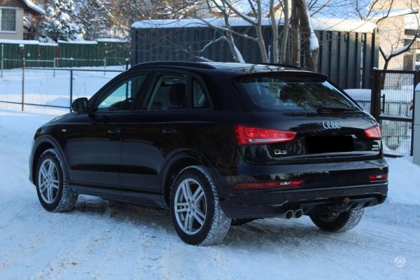 Melns Audi Q3 2016 Viļņa, ar dzinēja tilpumu 1.97 L un nobraukumu 188 tūkst. km par 13950 €, foto 2 vietnē AUTOMOTO.COM.LV