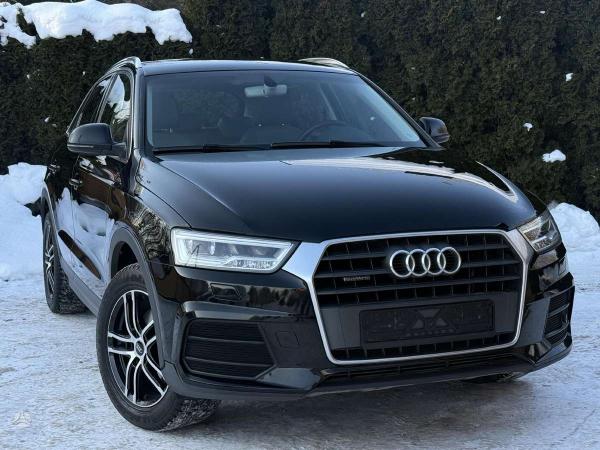 Black Audi Q3 2016 in Jonava, with an engine capacity of 1.97 L and mileage of 207 thousand km for 14650 €, photo 2 on AUTOMOTO.COM.LV