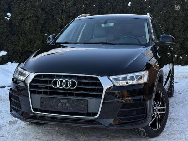 Black Audi Q3 2016 in Jonava, with an engine capacity of 1.97 L and mileage of 207 thousand km for 14650 €, photo 3 on AUTOMOTO.COM.LV