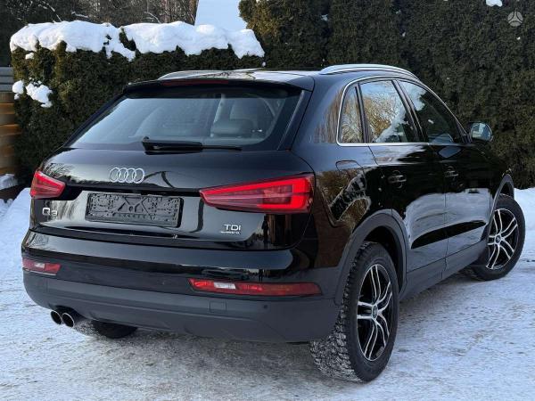 Black Audi Q3 2016 in Jonava, with an engine capacity of 1.97 L and mileage of 207 thousand km for 14650 €, photo 5 on AUTOMOTO.COM.LV