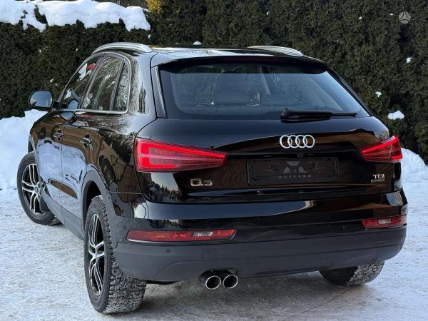 Black Audi Q3 2016 in Jonava, with an engine capacity of 1.97 L and mileage of 207 thousand km for 14650 €, photo 7 on AUTOMOTO.COM.LV