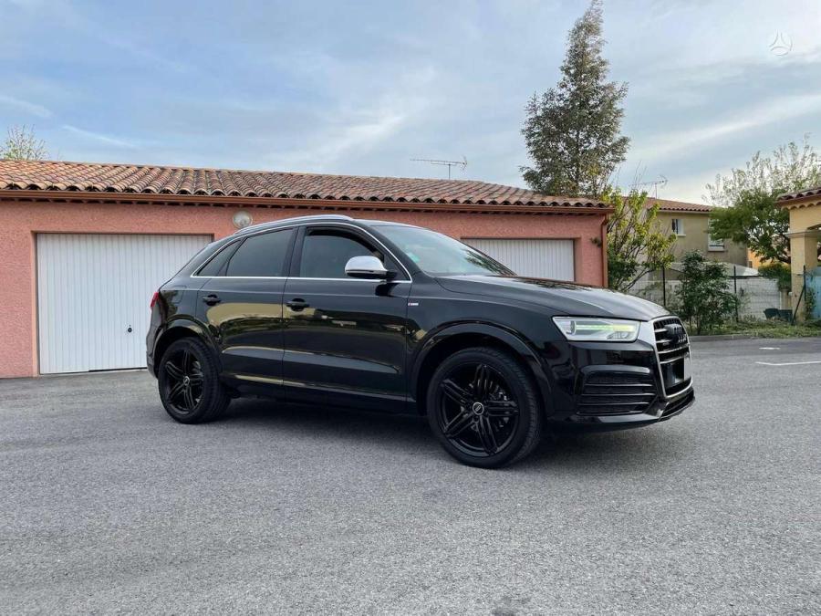 Melns Audi Q3 2016 Tauragė, ar dzinēja tilpumu 1.97 L un nobraukumu 200 tūkst. km par 13500 €, foto 1 vietnē AUTOMOTO.COM.LV