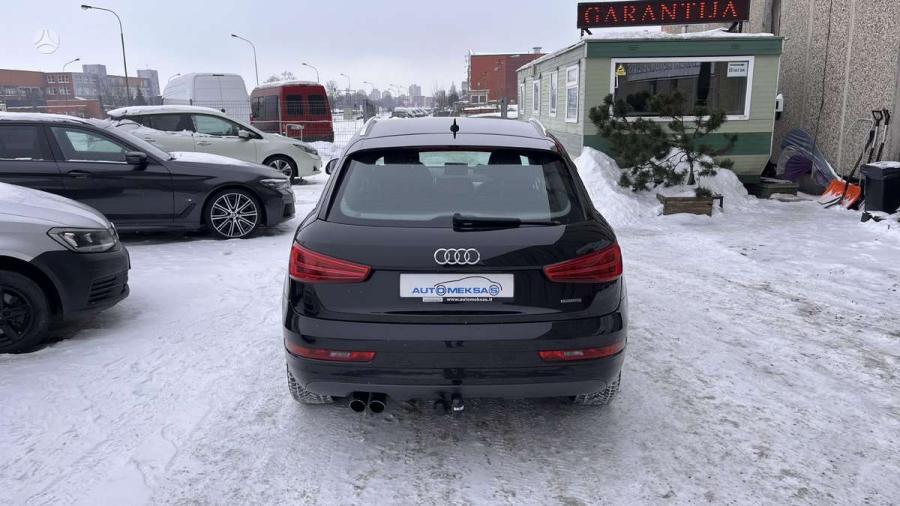 Black Audi Q3 2016 in Klaipeda, with an engine capacity of 1.98 L and mileage of 160 thousand km for 15800 €, photo 5 on AUTOMOTO.COM.LV