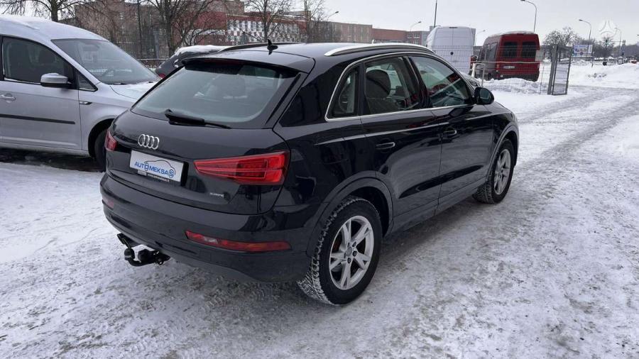 Black Audi Q3 2016 in Klaipeda, with an engine capacity of 1.98 L and mileage of 160 thousand km for 15800 €, photo 6 on AUTOMOTO.COM.LV