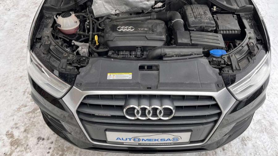 Black Audi Q3 2016 in Klaipeda, with an engine capacity of 1.98 L and mileage of 160 thousand km for 15800 €, photo 29 on AUTOMOTO.COM.LV