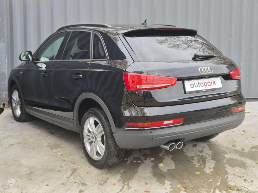 Black Audi Q3 2016 in Vilnius, with an engine capacity of 1.97 L and mileage of 197 thousand km for 13500 €, photo 4 on AUTOMOTO.COM.LV