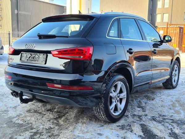 Black Audi Q3 2016 in Kaunas, with an engine capacity of 2.00 L and mileage of 204 thousand km for 12300 €, photo 4 on AUTOMOTO.COM.LV