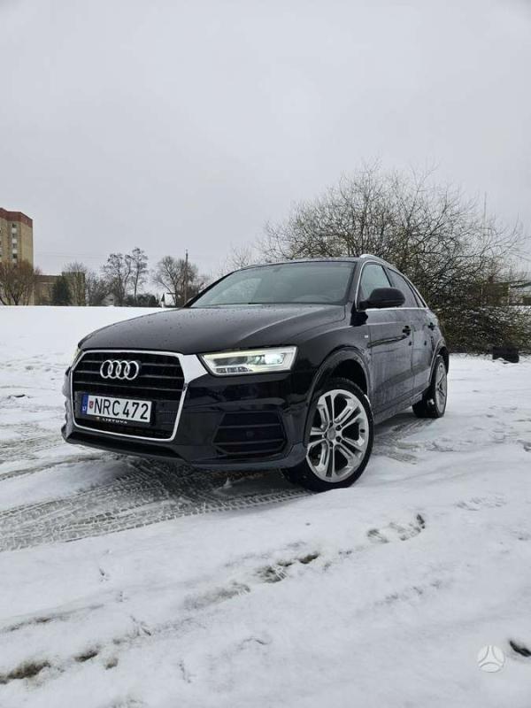 Melns Audi Q3 2016 Kauņa, ar dzinēja tilpumu 1.98 L un nobraukumu 126 tūkst. km par 16500 €, foto 2 vietnē AUTOMOTO.COM.LV