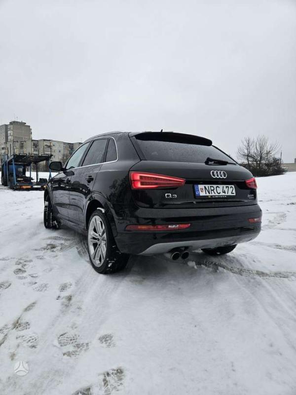 Melns Audi Q3 2016 Kauņa, ar dzinēja tilpumu 1.98 L un nobraukumu 126 tūkst. km par 16500 €, foto 3 vietnē AUTOMOTO.COM.LV