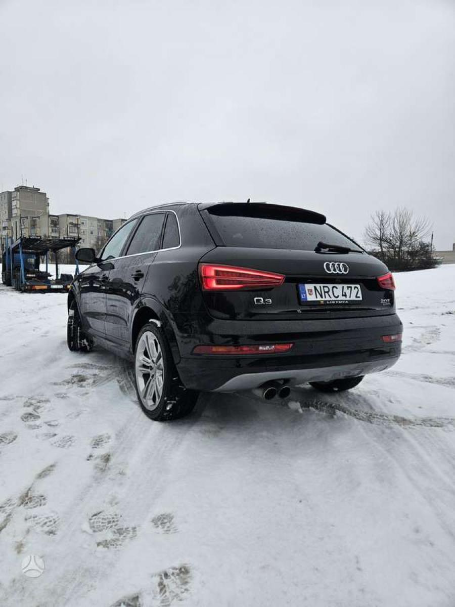 Melns Audi Q3 2016 Kauņa, ar dzinēja tilpumu 1.98 L un nobraukumu 126 tūkst. km par 16500 €, foto 3 vietnē AUTOMOTO.COM.LV