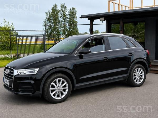 Black Audi Q3 2016 in Riga, with an engine capacity of 2.00 L and mileage of 202 thousand km for 13500 €, photo 3 on AUTOMOTO.COM.LV