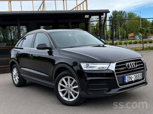 Black Audi Q3 2016 in Riga, with an engine capacity of 2.00 L and mileage of 202 thousand km for 13500 €, photo 5 on AUTOMOTO.COM.LV