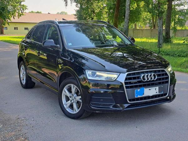 Melns Audi Q3 2016 Tauragė, ar dzinēja tilpumu 1.97 L un nobraukumu 176 tūkst. km par 13500 €, foto 1 vietnē AUTOMOTO.COM.LV