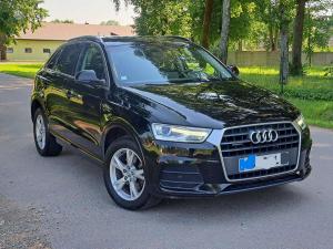 Black Audi Q3 2016 in Taurage, with an engine capacity of 1.97 L and mileage of 176 thousand km for 13500 €, photo  on AUTOMOTO.COM.LV