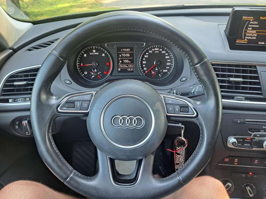 Melns Audi Q3 2016 Tauragė, ar dzinēja tilpumu 1.97 L un nobraukumu 176 tūkst. km par 13500 €, foto 12 vietnē AUTOMOTO.COM.LV