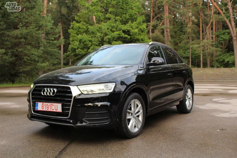 Melns Audi Q3 2016 Kauņa, ar dzinēja tilpumu 2.00 L un nobraukumu 194 tūkst. km par 11250 €, foto 1 vietnē AUTOMOTO.COM.LV