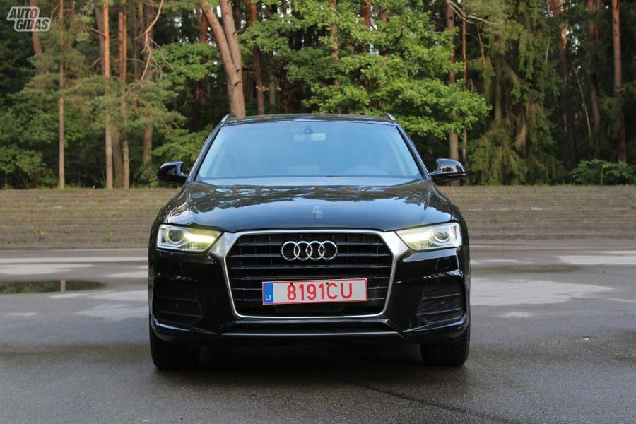 Melns Audi Q3 2016 Kauņa, ar dzinēja tilpumu 2.00 L un nobraukumu 194 tūkst. km par 11250 €, foto 3 vietnē AUTOMOTO.COM.LV