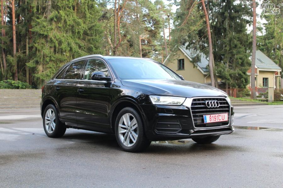 Melns Audi Q3 2016 Kauņa, ar dzinēja tilpumu 2.00 L un nobraukumu 194 tūkst. km par 11250 €, foto 4 vietnē AUTOMOTO.COM.LV