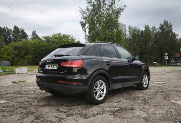 Black Audi Q3 2016 in Riga, with an engine capacity of 2.00 L and mileage of 200 thousand km for 14200 €, photo 2 on AUTOMOTO.COM.LV