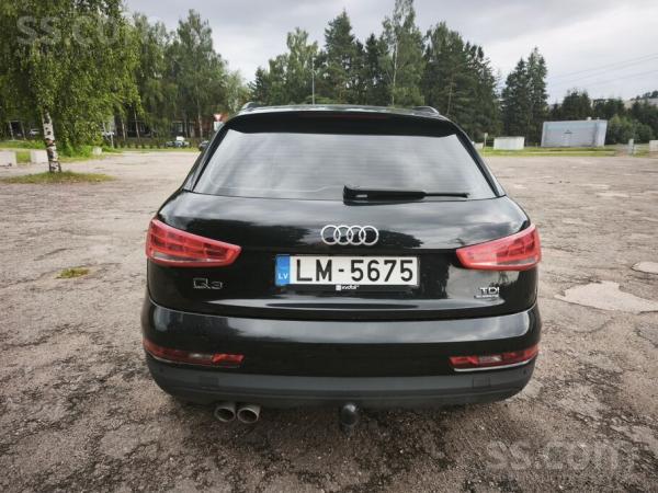 Black Audi Q3 2016 in Riga, with an engine capacity of 2.00 L and mileage of 200 thousand km for 14200 €, photo 4 on AUTOMOTO.COM.LV