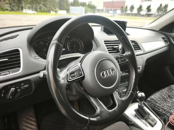 Black Audi Q3 2016 in Riga, with an engine capacity of 2.00 L and mileage of 200 thousand km for 14200 €, photo 5 on AUTOMOTO.COM.LV