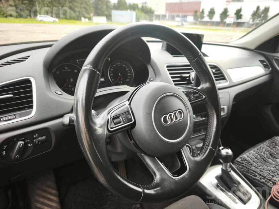 Black Audi Q3 2016 in Riga, with an engine capacity of 2.00 L and mileage of 200 thousand km for 14200 €, photo 6 on AUTOMOTO.COM.LV